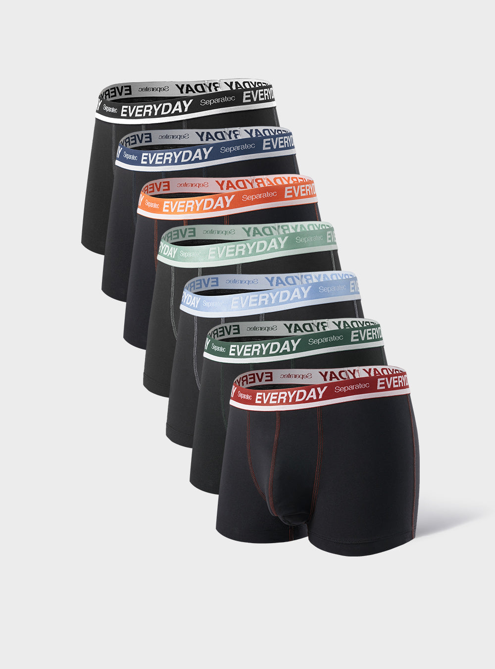 Separatec Men's Comfortable Soft Cotton Dual Pouch Colorful Trunks